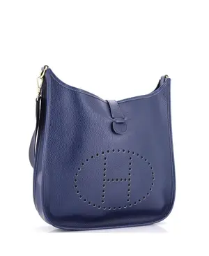 Hermès Gm Evelyne Bag Gen I Ardennes - Blue
