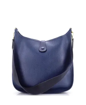 Hermès Gm Evelyne Bag Gen I Ardennes - Blue