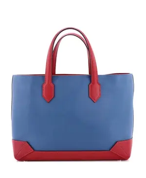 Hermès 30 Maxibox Cabas Evercolor With Epsom - Blue