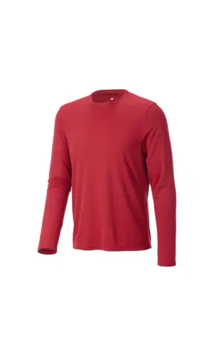 STRAUSS Performance Long Sleeve Shirt - Fire Red