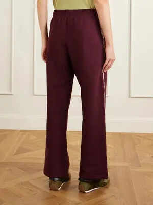 Burberry Jodie Checked Cotton-jersey Track Pants