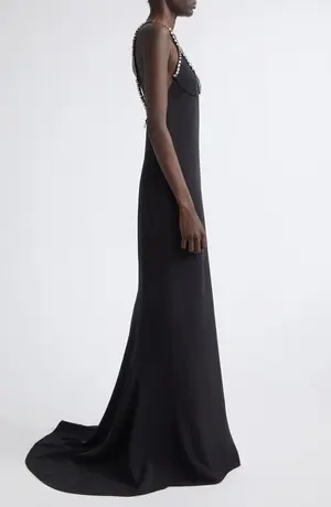 Stella McCartney Jewel Embellished Mermaid Gown With Train