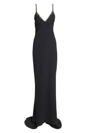 Stella McCartney Jewel Embellished Mermaid Gown With Train