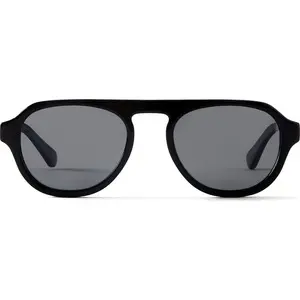FRENCH KIWIS EYEWEAR Romain Aviator Sunglasses - Black