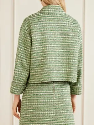 Carolina Herrera Cotton-blend Tweed Jacket
