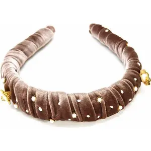 ADIBA Kalmia Hand-sewn Pearl Embellished Headband
