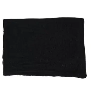 MADISON MAISON X BOTTO GIUSEPPE Small Cashmere Plain Scarf - Black