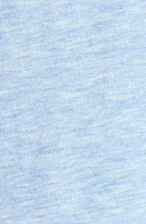 Lunya Organic Pima Cotton Short Pajamas - Cloud Blue Heather
