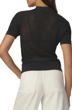 Joe's Jeans The Davey Open Stitch Short Sleeve Cardigan