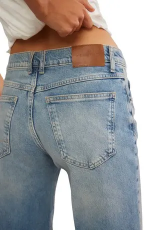 Free People We The Free Risk Taker Raw Hem Straight Leg Jeans