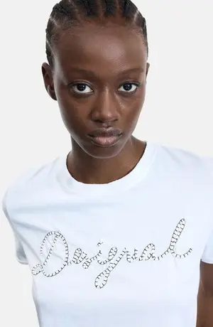 Desigual Stitch Logo T-shirt