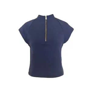 Krimson Klover Victoria Half Zip Cap Sleeve Pullover