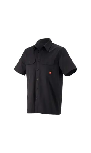 STRAUSS Short Sleeve Work Shirt E.s.iconic - Black
