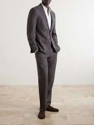 Mr P. Wool, Silk And Linen-blend Suit Jacket