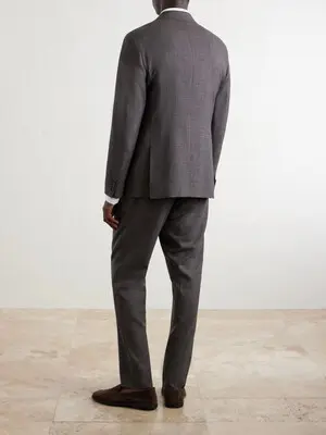 Mr P. Wool, Silk And Linen-blend Suit Jacket