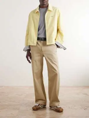 Loewe Logo-embroidered Cotton-blend Jacket