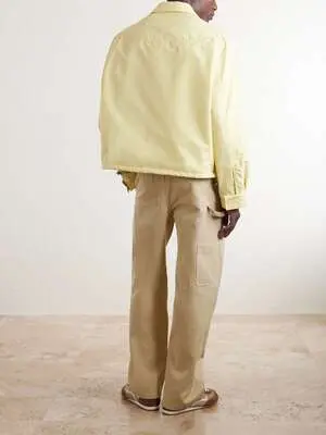 Loewe Logo-embroidered Cotton-blend Jacket