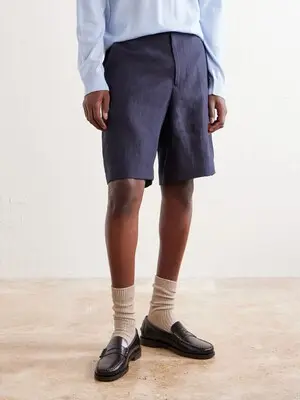 Paul Smith Straight-leg Linen Shorts