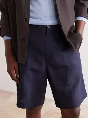 Paul Smith Straight-leg Linen Shorts
