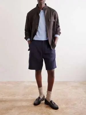 Paul Smith Straight-leg Linen Shorts