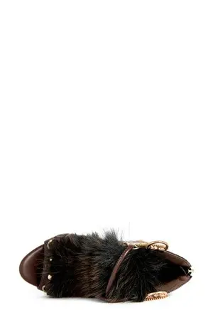 AZALEA WANG Heather Mixed Media Stiletto Sandal