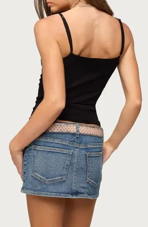 EDIKTED Sylvanna Sequin Floral Camisole