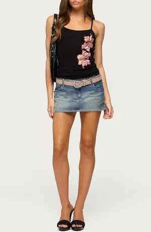 EDIKTED Sylvanna Sequin Floral Camisole