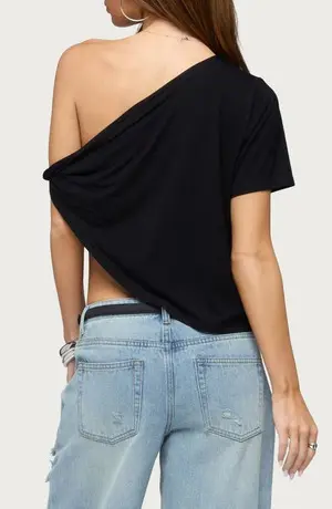 EDIKTED Asymmetric One-shoulder Top