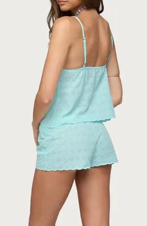 EDIKTED Talula Eyelet Babydoll Camisole