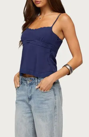 EDIKTED Michal Eyelet Camisole