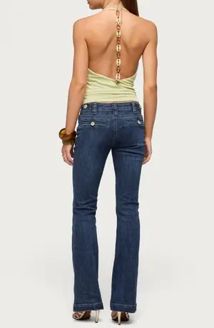 EDIKTED Solena Chain Halter Top