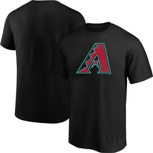 Profile Arizona Diamondbacks Big & Tall Distressed Logo T-shirt - Black