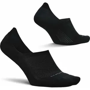 FEETURES Elite Light Cushion Invisible Socks With Targeted Compression And Anti-slip Technology - Graphite