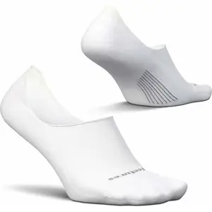 FEETURES Elite Light Cushion Invisible Socks With Targeted Compression And Anti-slip Technology - Pearl