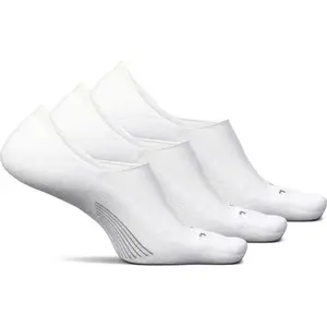 FEETURES Elite Light Cushion Invisible Socks With Targeted Compression And Anti-slip Technology - Snow