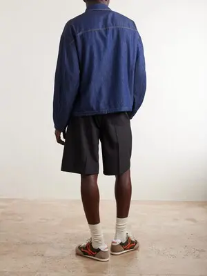 Loewe Anagram-appliqué Cotton Chambray Jacket