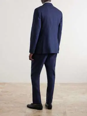 Mr P. Wool And Silk-blend Dupioni Suit Jacket