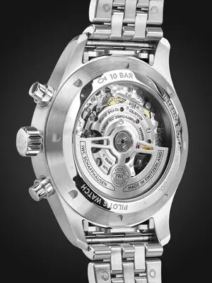 IWC SCHAFFHAUSEN Pilot's Automatic Chronograph 43mm Stainless Steel Watch