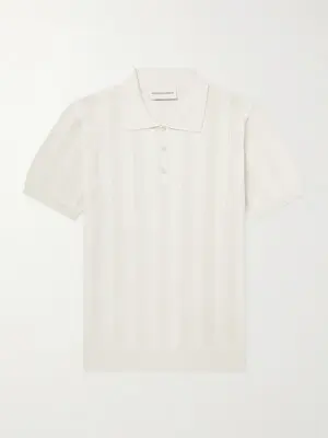 Frescobol Carioca Vidal Cotton Polo Shirt - Neutrals