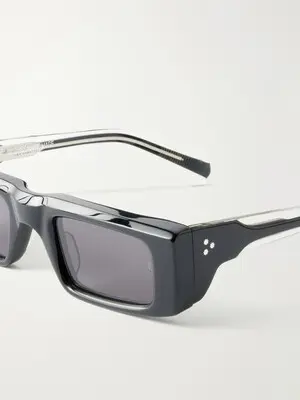 JACQUES MARIE MAGE Rimbaud Square-frame Acetate Sunglasses