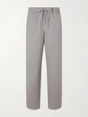 Frescobol Carioca Luan Wool Drawstring Trousers - Gray