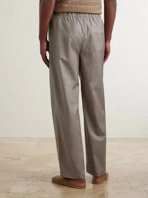Frescobol Carioca Luan Wool Drawstring Trousers