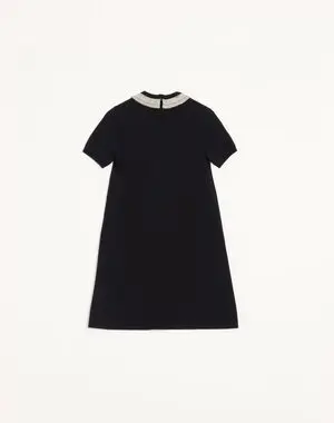 Valentino Garavani Embroidered Stretch Viscose Dress