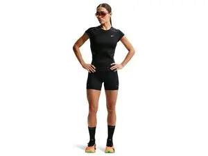 Nike Swift High-waisted Running Shorts With Pockets - Black/reflective Silver