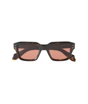 CUTLER AND GROSS 1432 Square-frame Acetate Sunglasses - Tortoiseshell