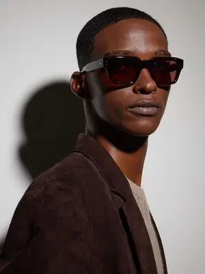 CUTLER AND GROSS 1432 Square-frame Acetate Sunglasses