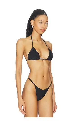 FAE Honey Bikini Top In Black