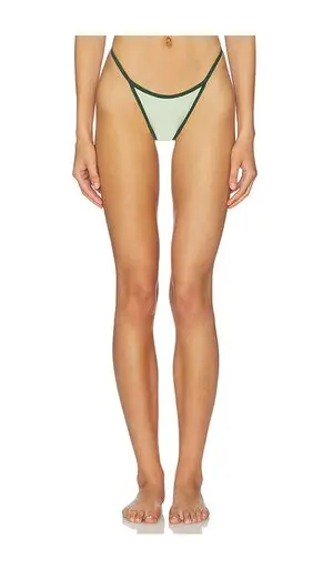FAE Jones Bikini Bottom In Sage - Martini