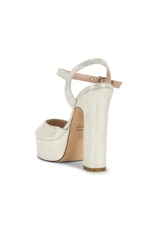 STUART WEITZMAN Reade Platform Sandal In Beige