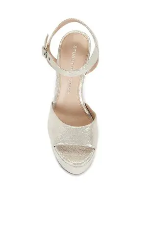 STUART WEITZMAN Reade Platform Sandal In Beige